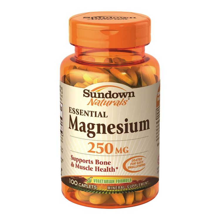 Suplemento alimenticio Sundown magnesium 250 mg, 100 cápsulas | Jumbo.cl