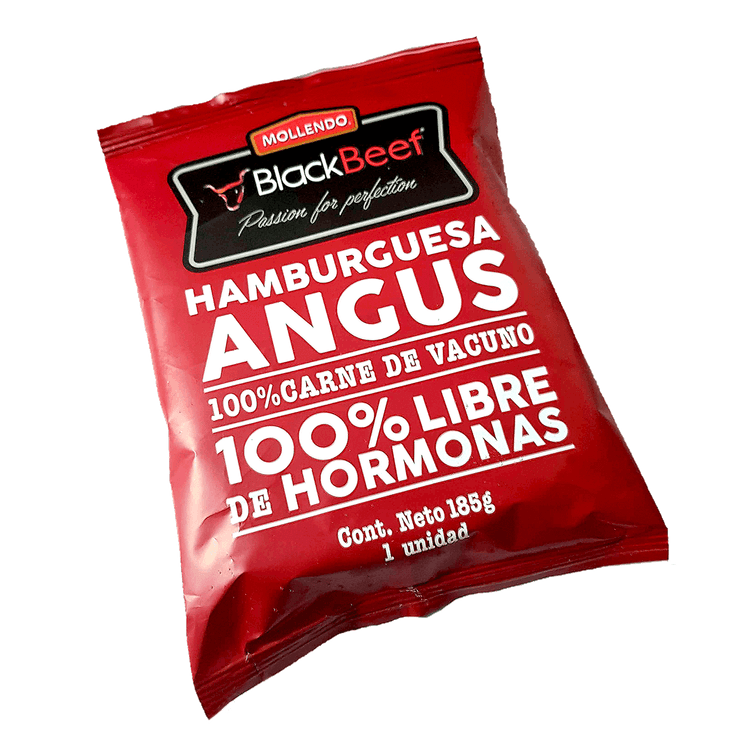 Hamburguesa Mollendo 185 G, Angus Black Beef