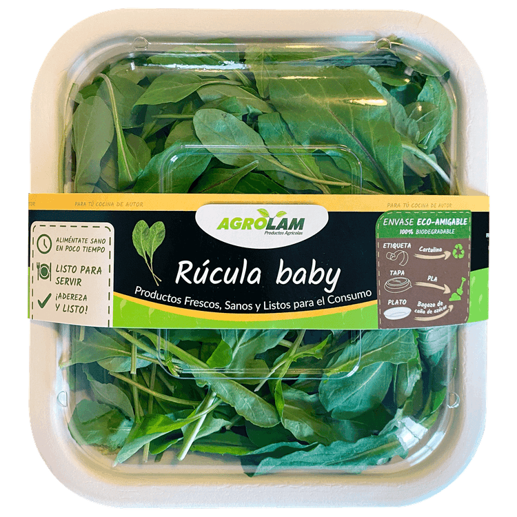 Rúcula baby lista para servir bandeja 120 g | Jumbo.cl