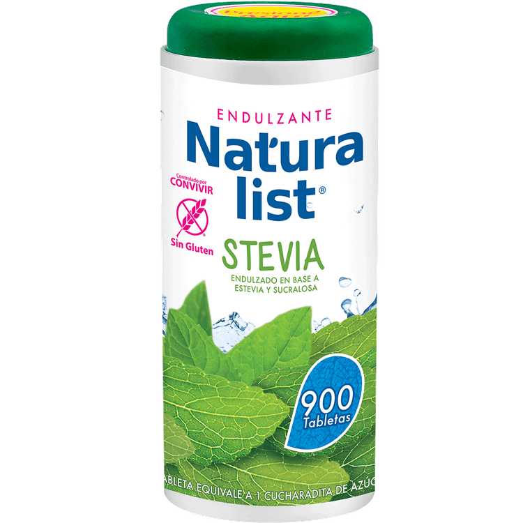 Endulzante Natura List 900 tabletas, stevia