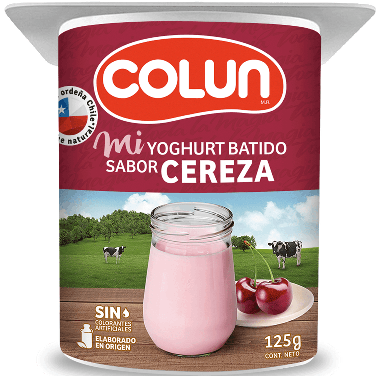 Yoghurt Batido Colun Cereza 125 g | Jumbo.cl