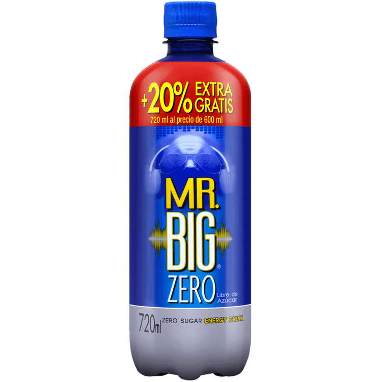 Bebida energética zero 720 ml